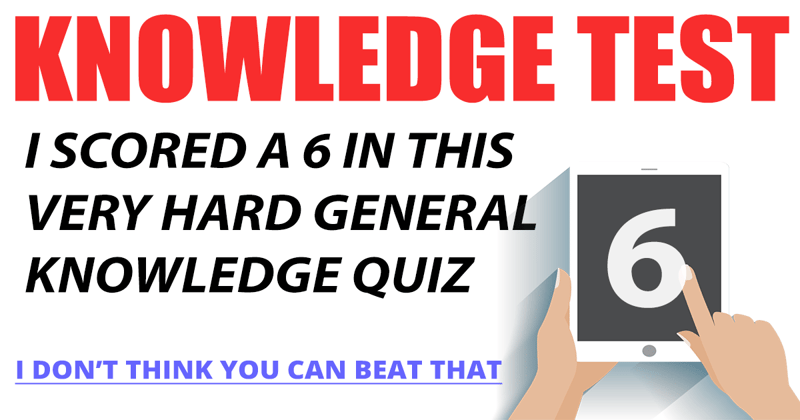 Test of Knowledge