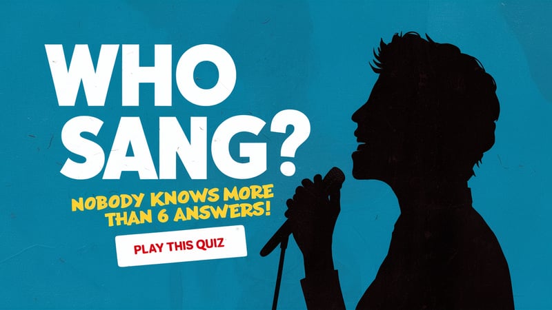 Can You Identify the Singers of These Songs?