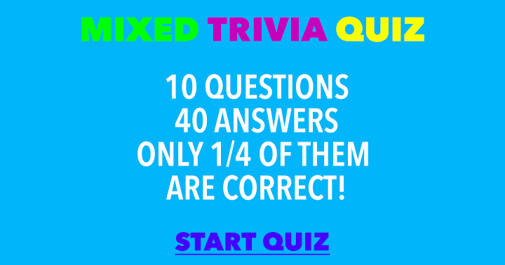 Mixed Knowledge Quiz