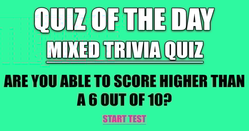 Mixed Trivia Quiz