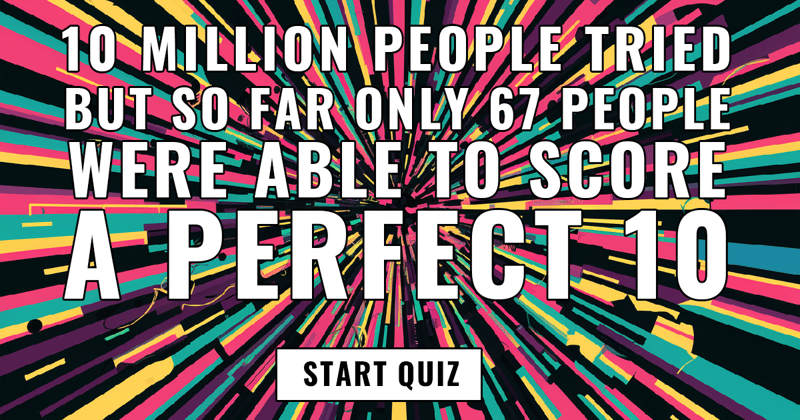 Quiz with a mix of trivia