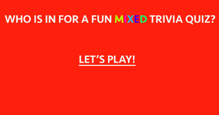 Mixed Trivia Quiz: A Fun-filled Challenge