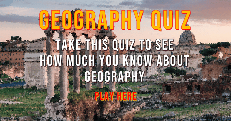 Geography Quiz