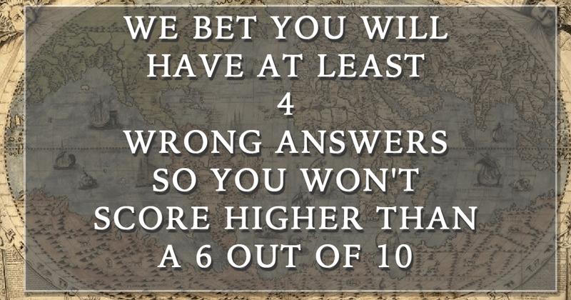 Tough Geography Quiz